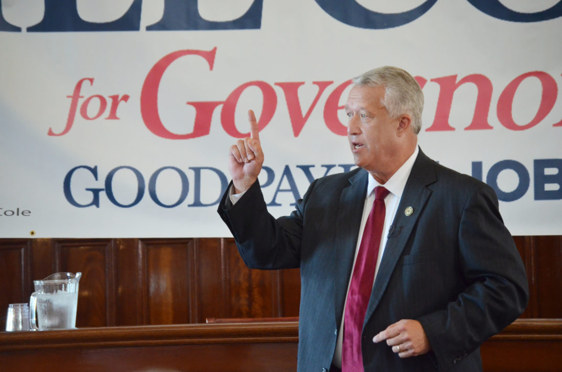 Bill Cole Talks Jobs During Stop at West Virginia Independence Hall in ...